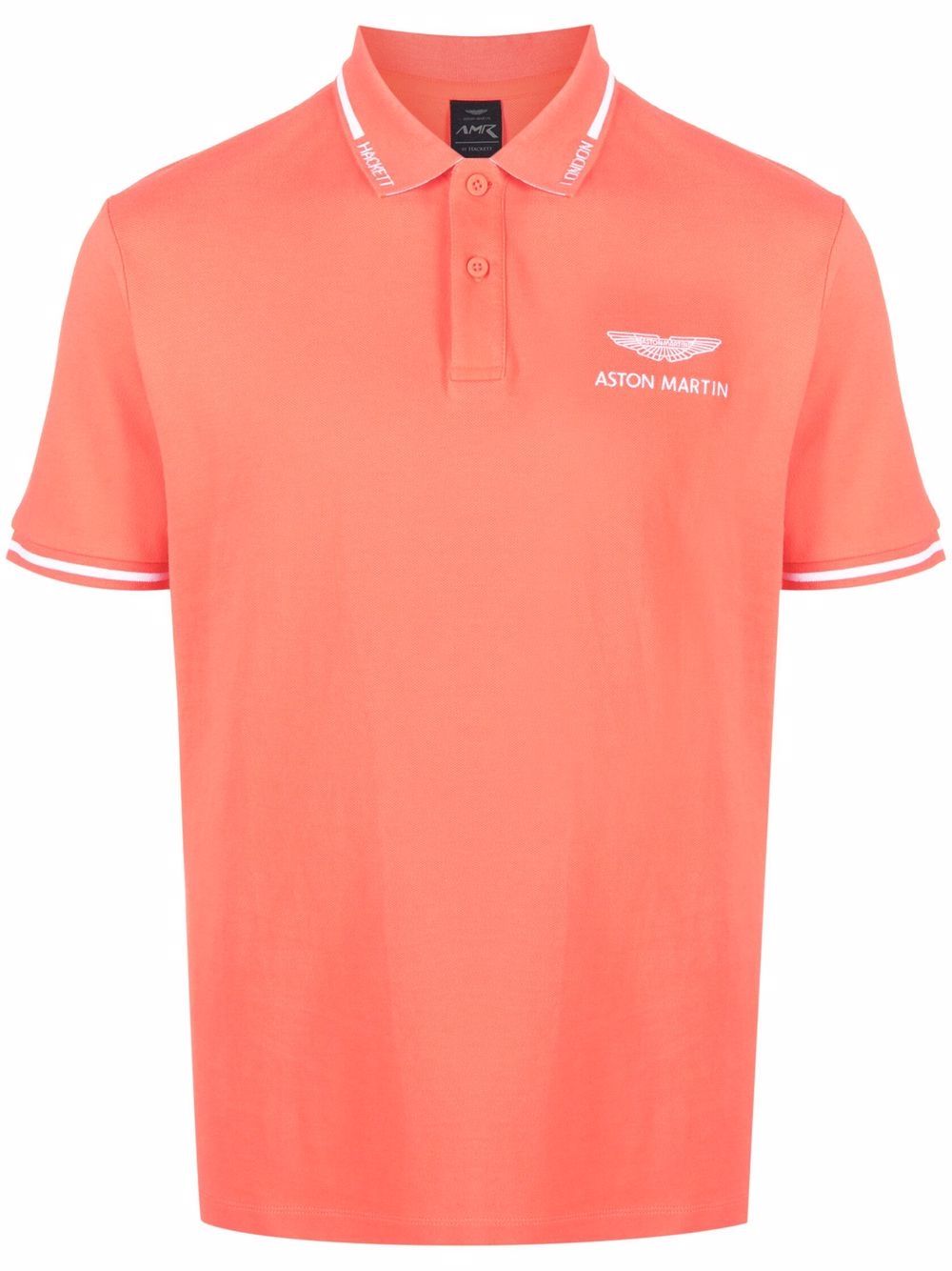 Buy HACKETT Aston Martin Racing Tipped Poo Shirt - Pink At 30% Off