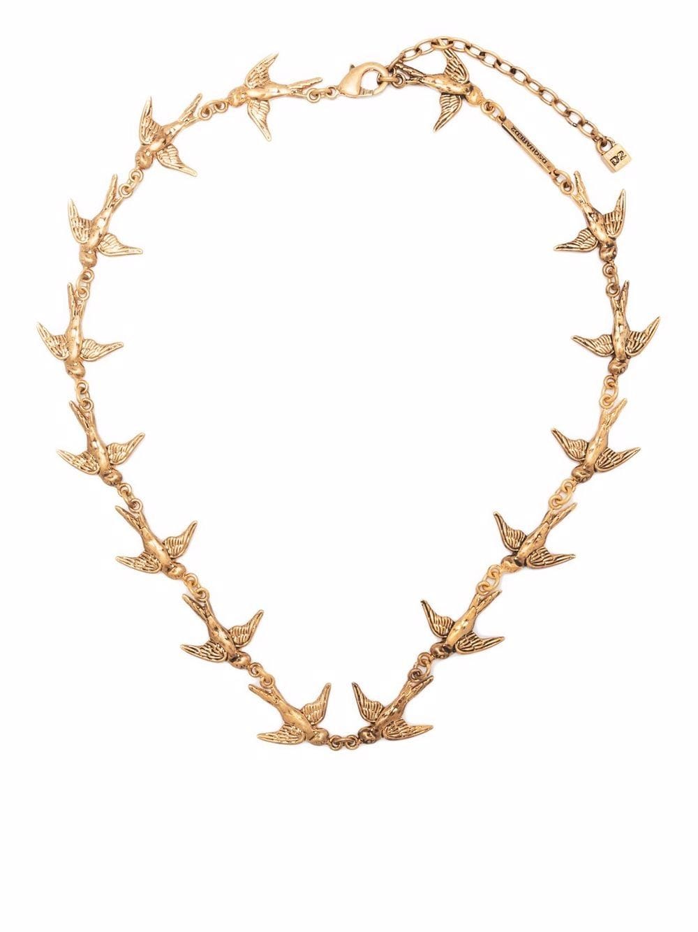 Dsquared2 Bird Pendant Necklace In Gold - 50% Off | Editorialist