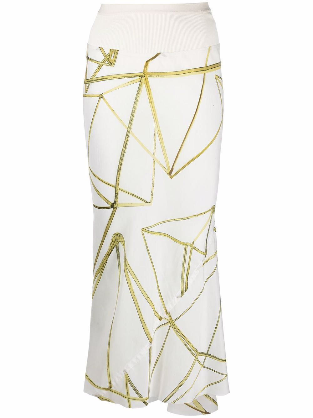 RICK OWENS Bias Midi Skirt