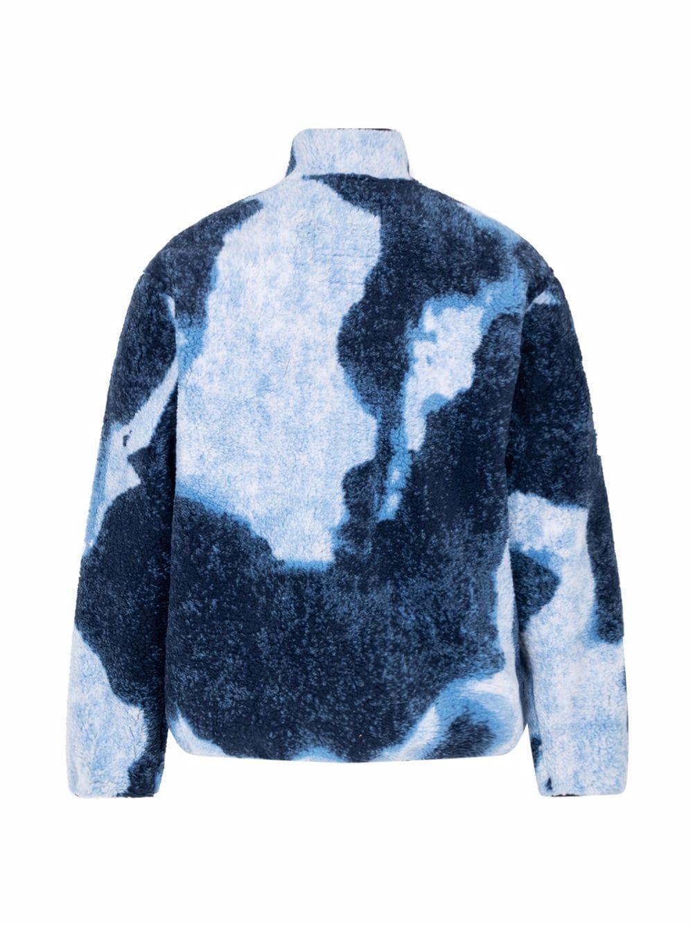 Supreme X The North Face Bleached Denim Fleece Jacket - Blue