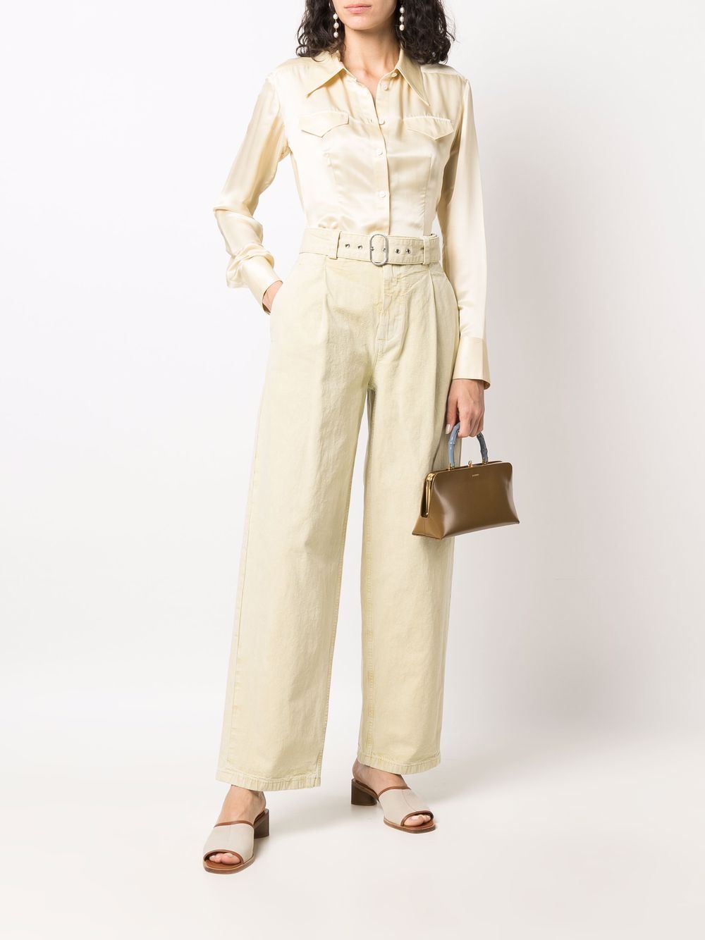 JIL SANDER Jil Sander Pleat-Detail Straight-Leg Trousers