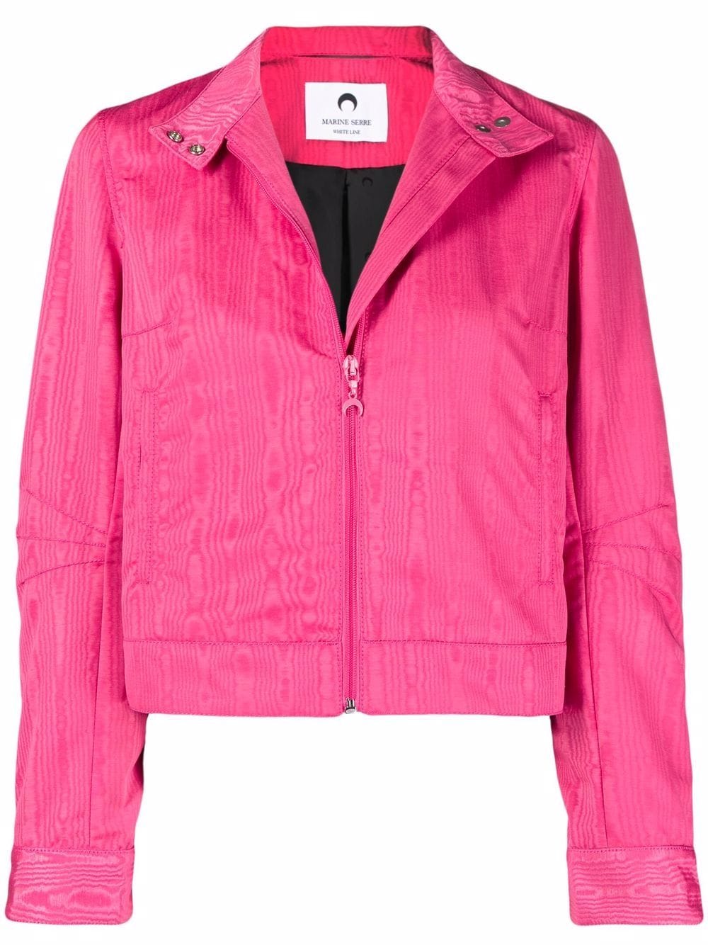 Marine Serre Moire-Effect Track Jacket In Pink - 70% Off 