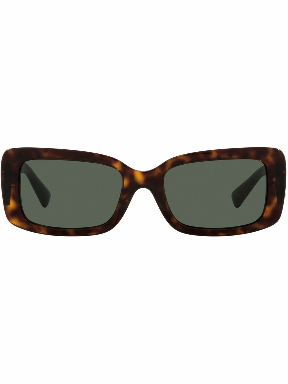 Valentino Green Tortoiseshell Rectangle Sunglasses Valentino II VLS-103E-50 Woman Sunglasses – Lexor Miami main image 4