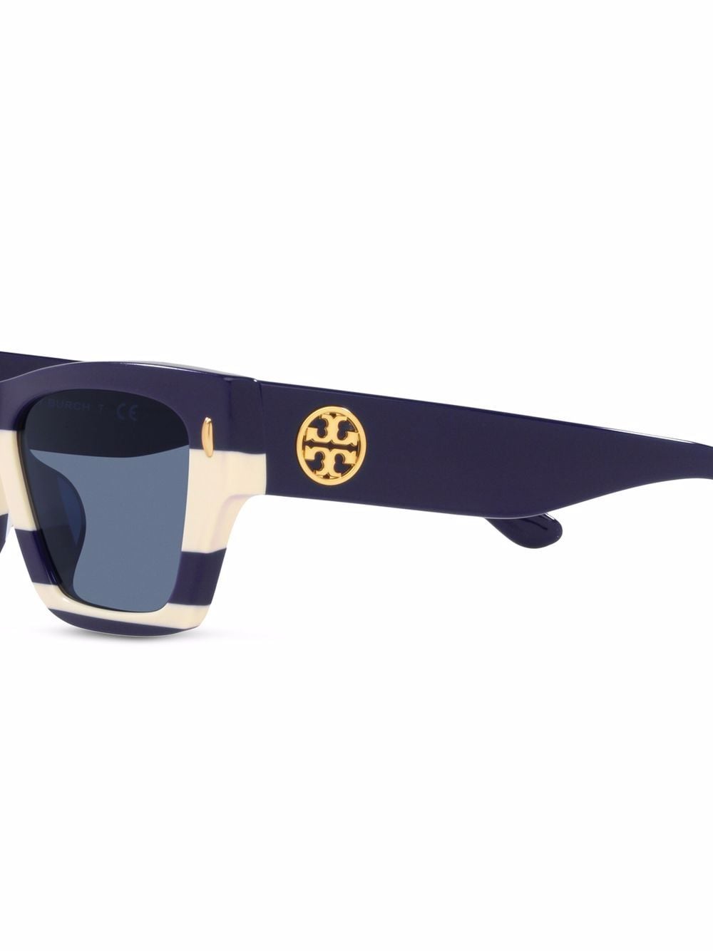 Tory Burch Stripe-Print Sunglasses In Blue - 5% Off  display picture 3