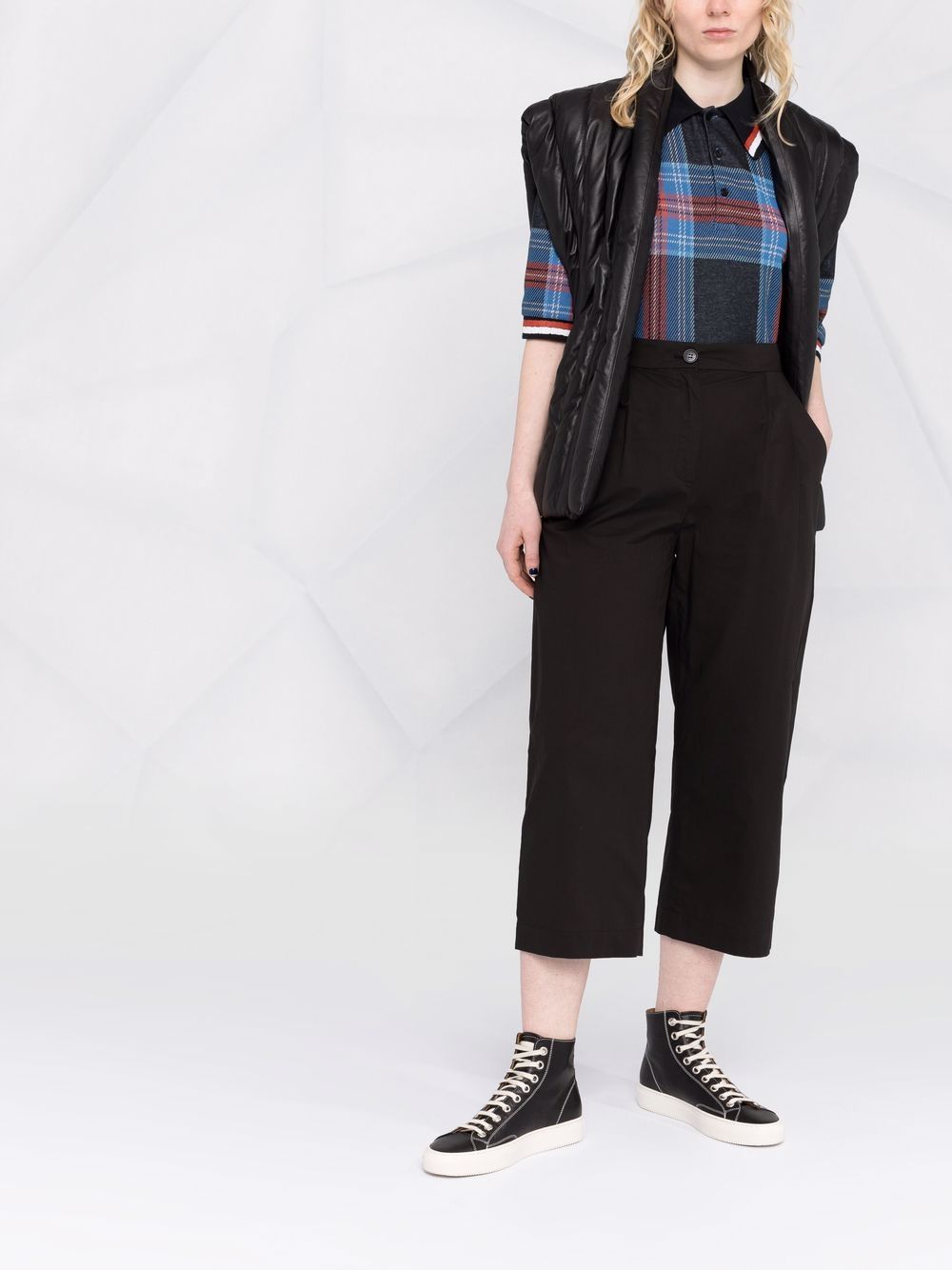 WOOLRICH Woolrich Straight-Leg Cropped Trousers