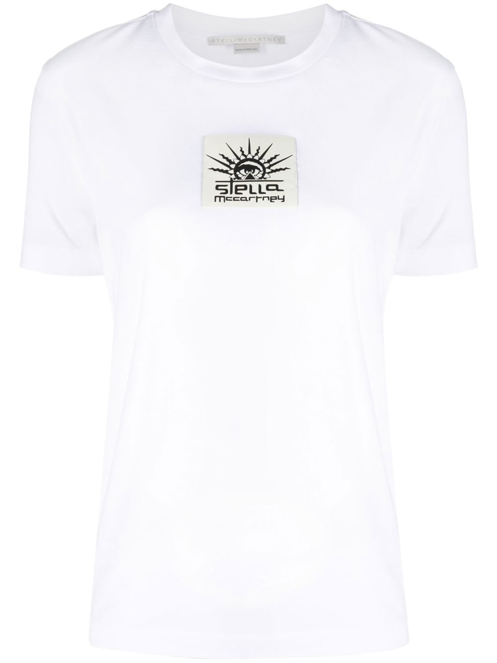 STELLA MCCARTNEY Stella McCartney logo-patch T-shirt