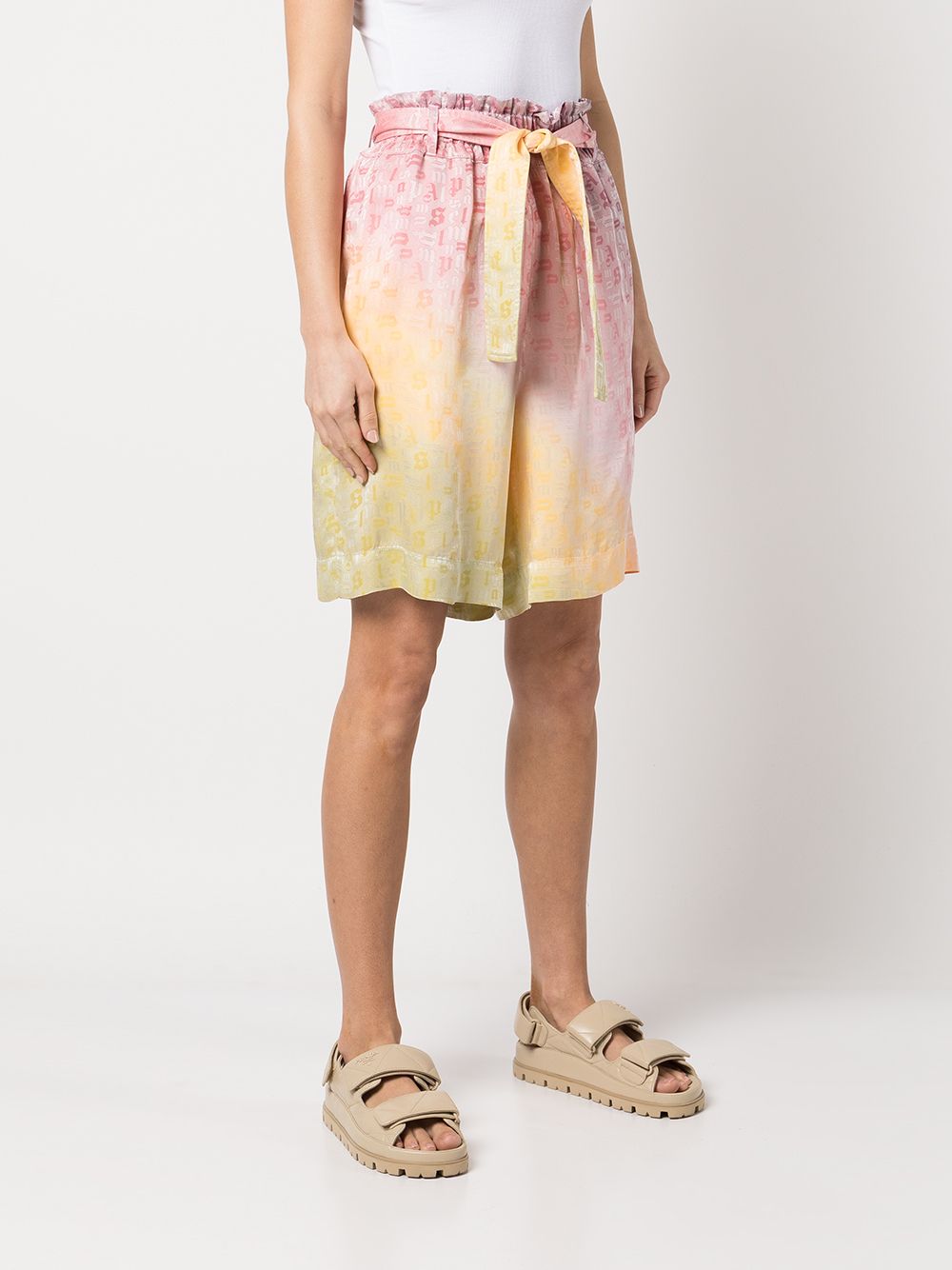 PALM ANGELS Monogram-Print Shorts