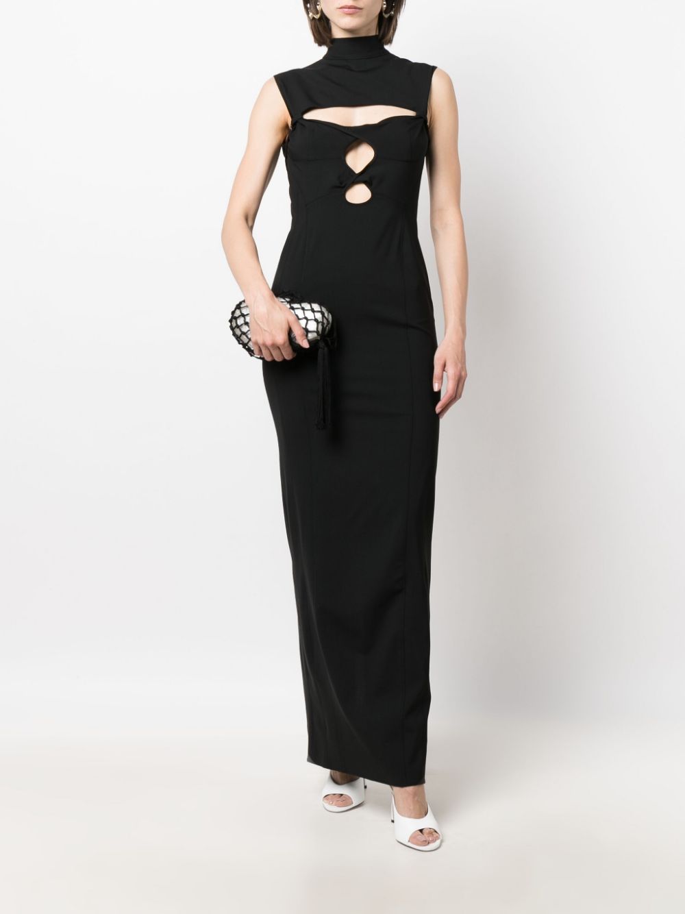 JACQUEMUS La Robe Palmi Cut-Out Maxi Dress
