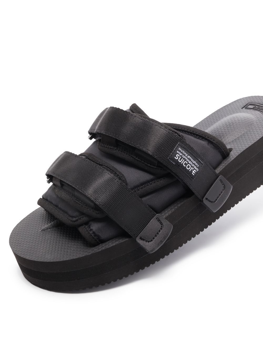 Suicoke Moto-Vpo Sandals - Black | Editorialist