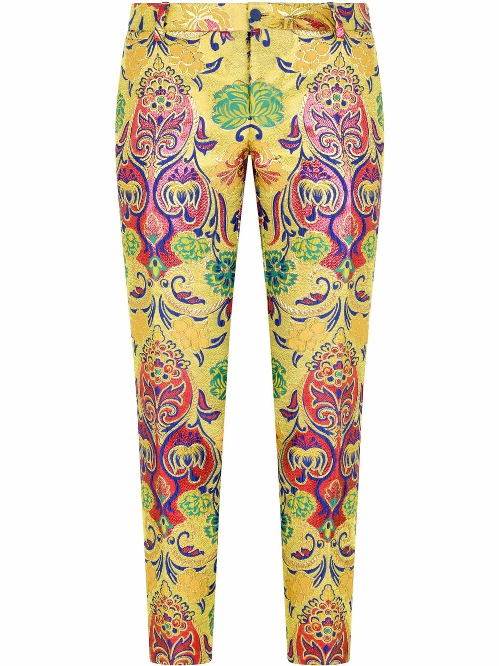 DOLCE & GABBANA Dolce & Gabbana Patterned Jacquard Trousers