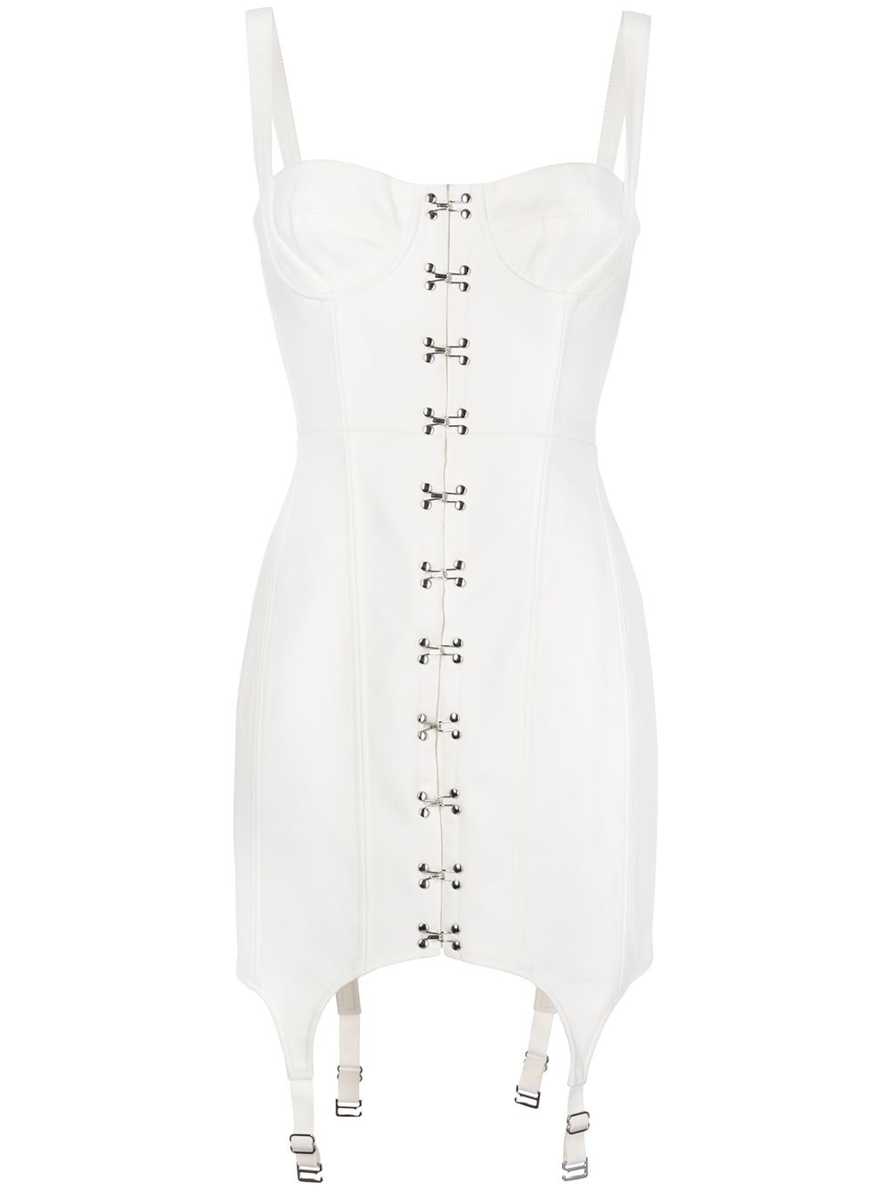 Dion Lee Corset-Style Garter Dress In White - 42% Off | Editorialist