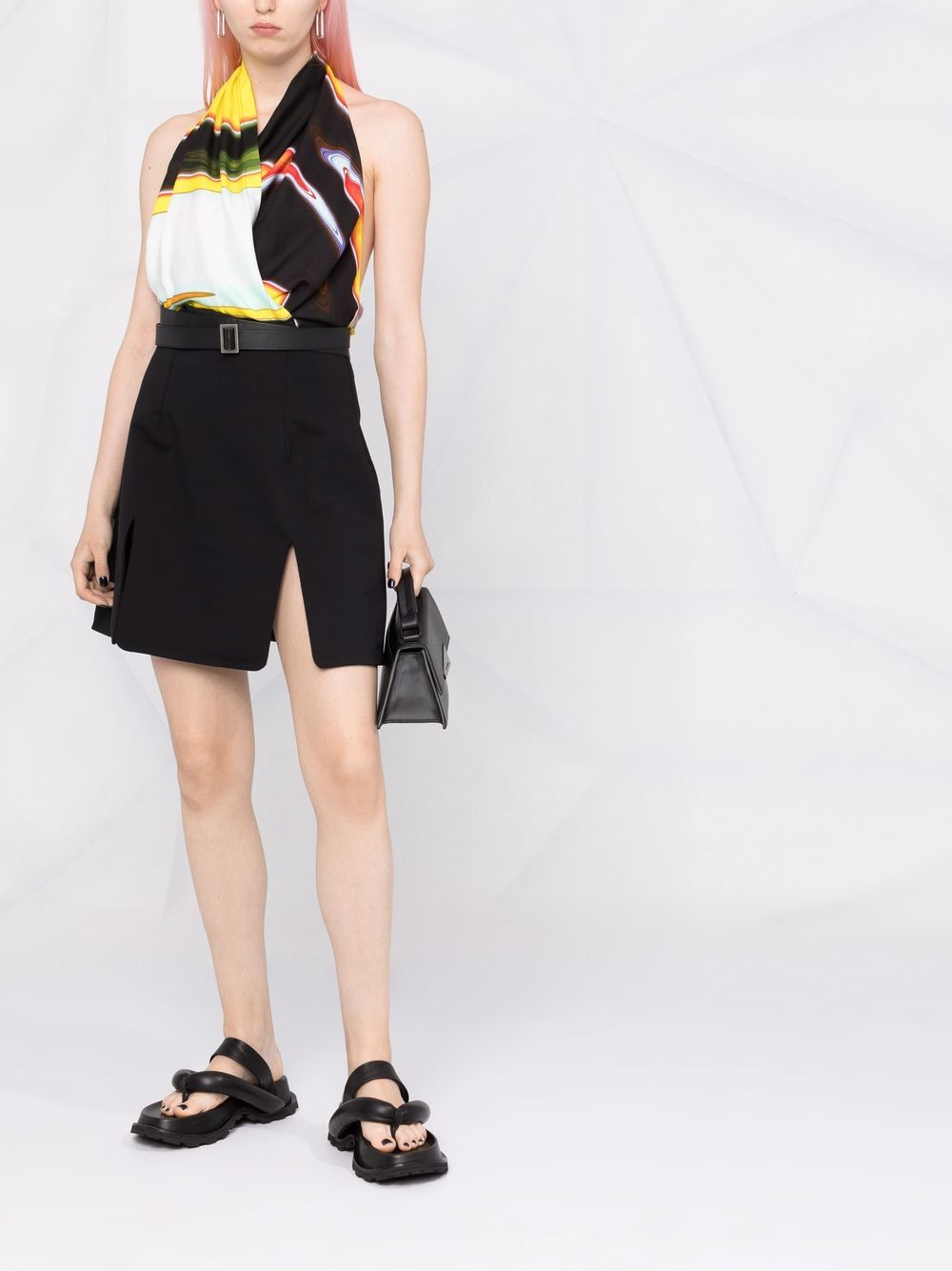 AMBUSH AMBUSH High-Waist Slit Skirt