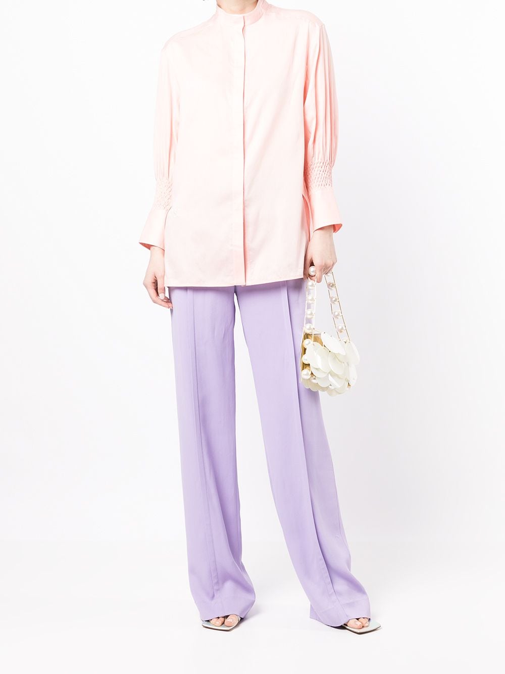 SHIATZY CHEN Cotton Embroidered Sleeve Shirt