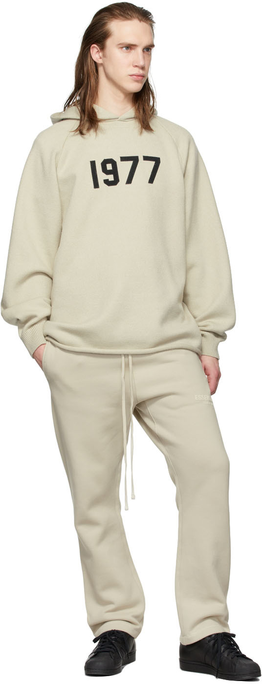 Fear Of God Beige Knit '1977' Hoodie In Wheat - 57% Off | Editorialist