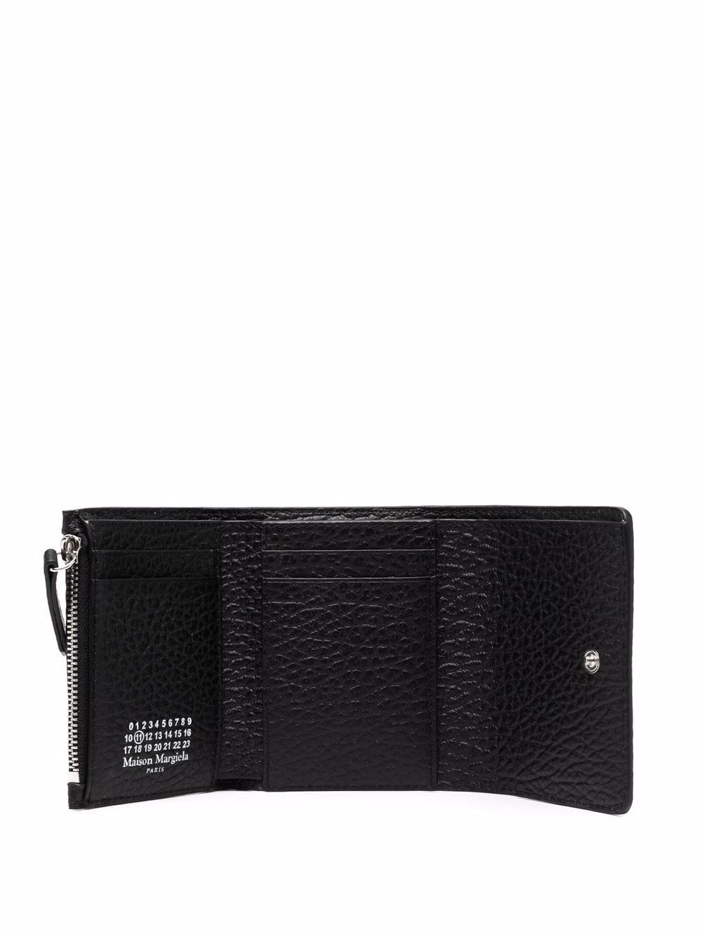 Maison Margiela Four-Stitch Leather Wallet - Black