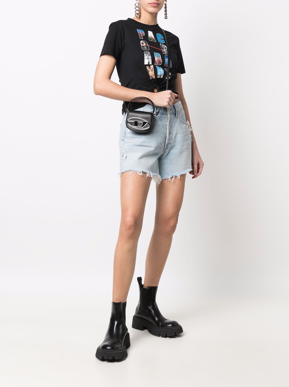 DIESEL® Diesel 1DR XS Leather Crossbody Bag