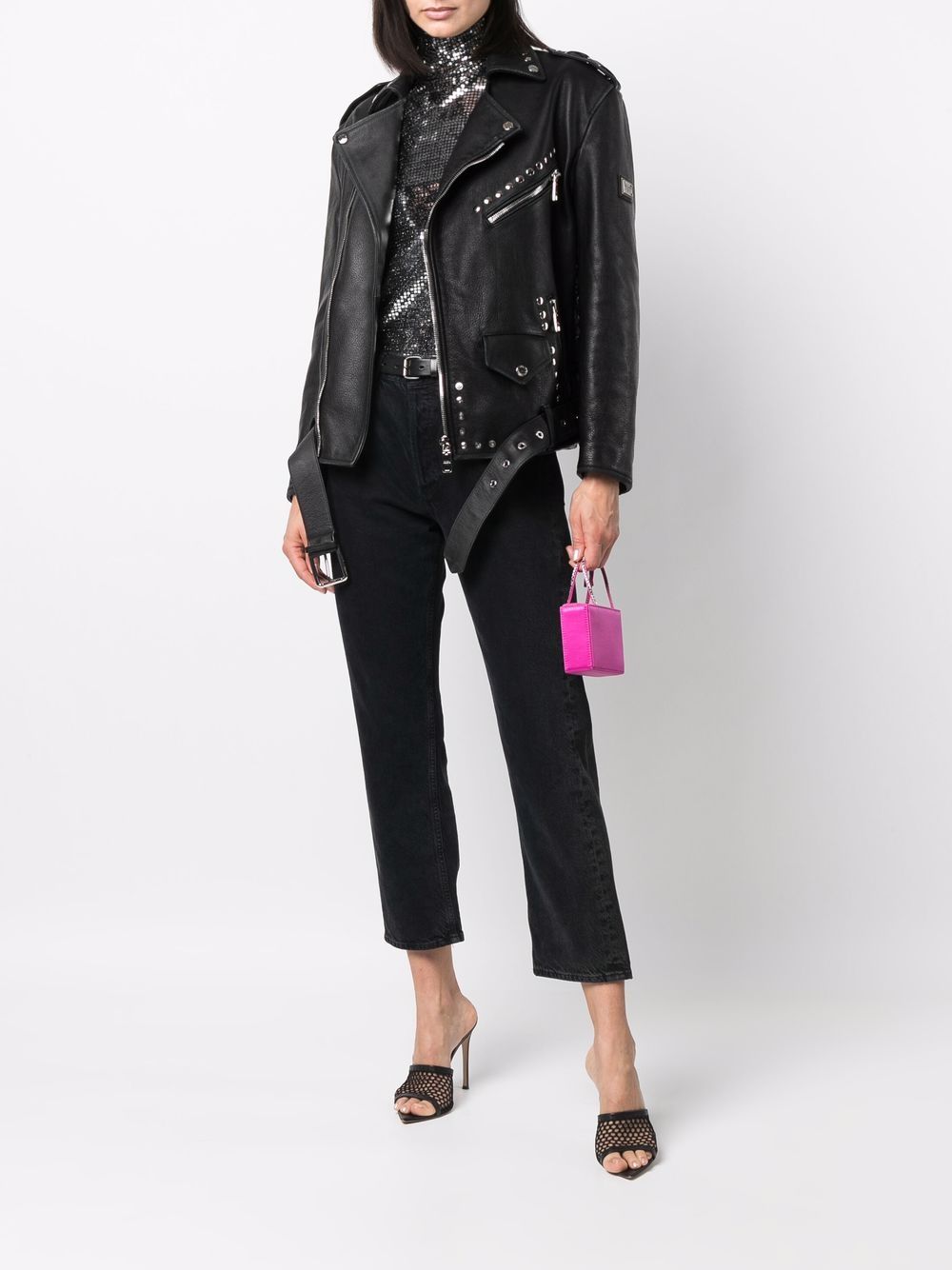 DOLCE & GABBANA Dolce & Gabbana Studded Biker Jacket