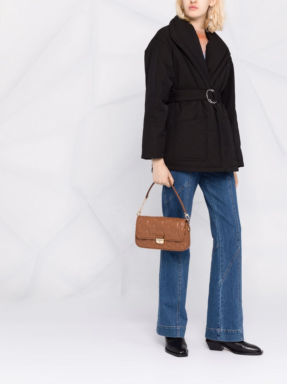 MICHAEL KORS Logo-Embossed Crossbody Bag