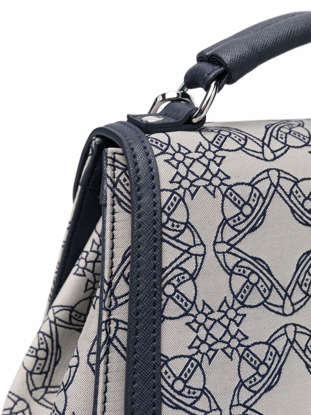 Vivienne Westwood Grace Orb Plaque-Detail Backpack - Blue