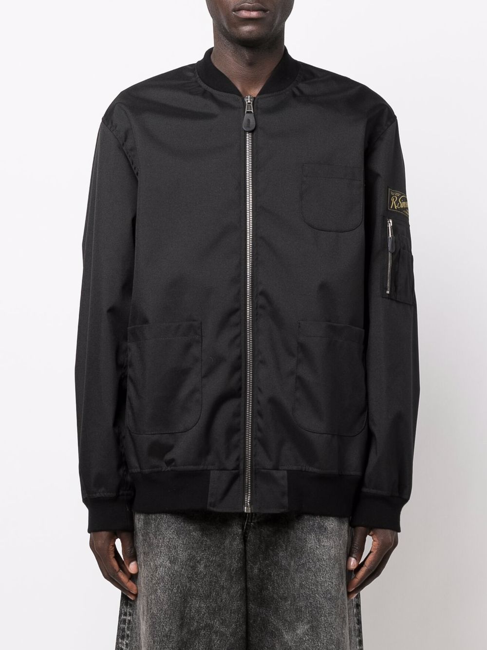 RAF SIMONS Raf Simons Echodomer-Print Bomber Jacket