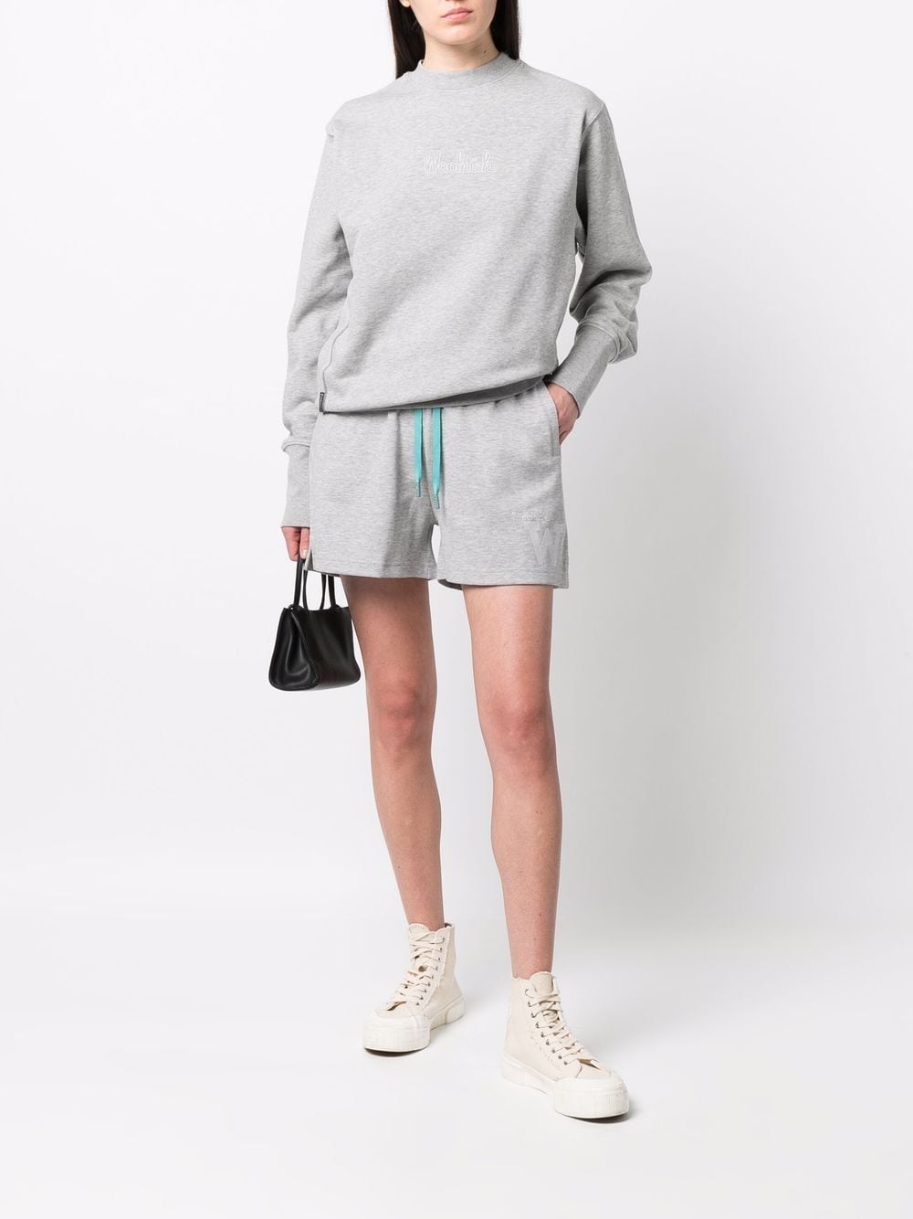 WOOLRICH Woolrich Logo-Embroidered Organic Cotton Shorts