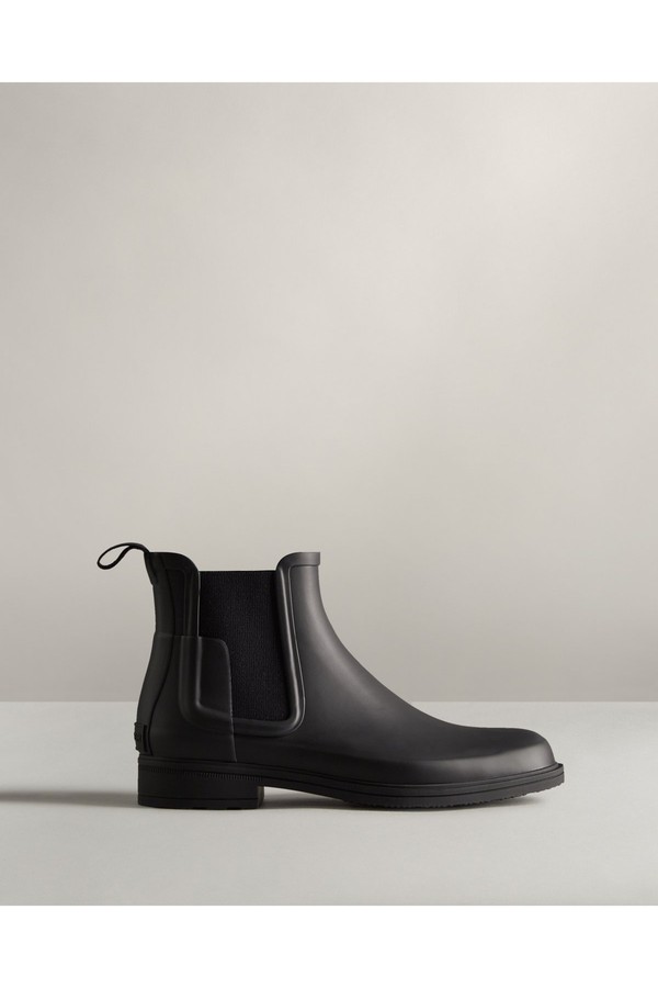 Hunter Refined Slim Fit Chelsea Black Boots Size 13 Men’s Hunter Boots Men main image 3