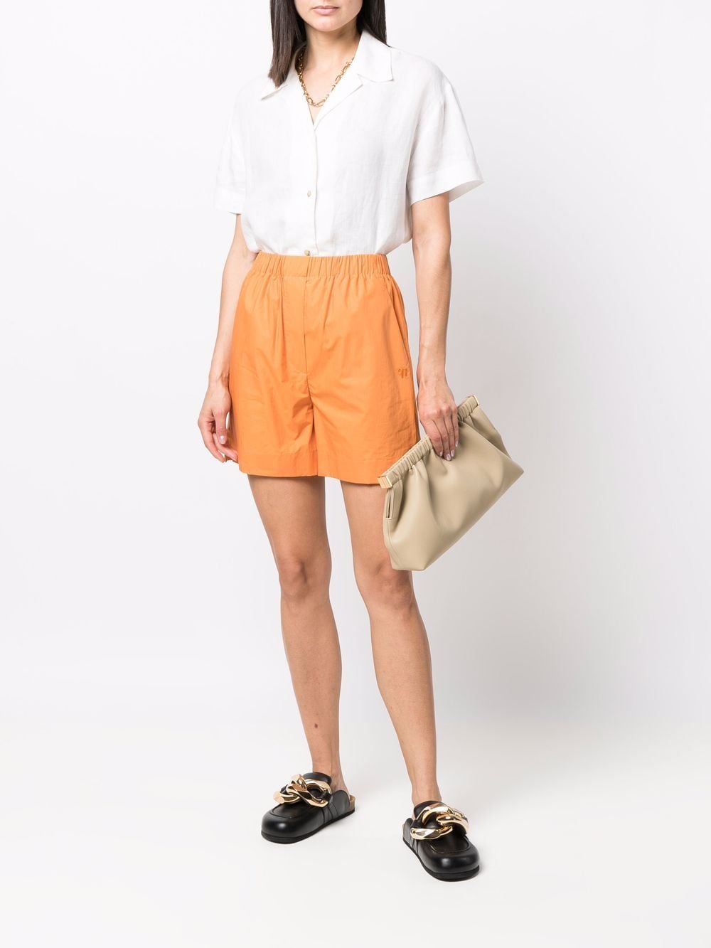 Ashley Williams I Heart Me Elasticated-Waist Cotton-Blend Jersey