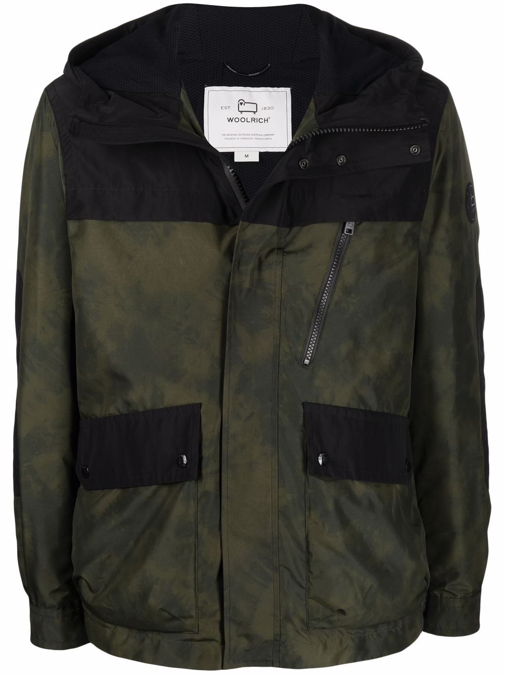 WOOLRICH Woolrich trek tie dye-print windbreaker