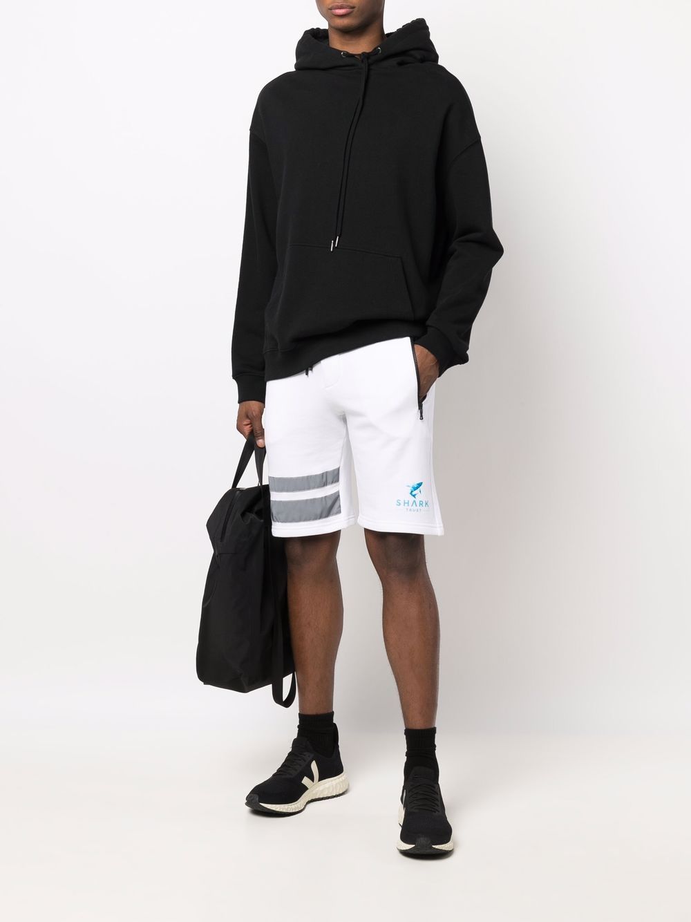 PAUL & SHARK Paul & Shark Cotton Shorts with Shark Print