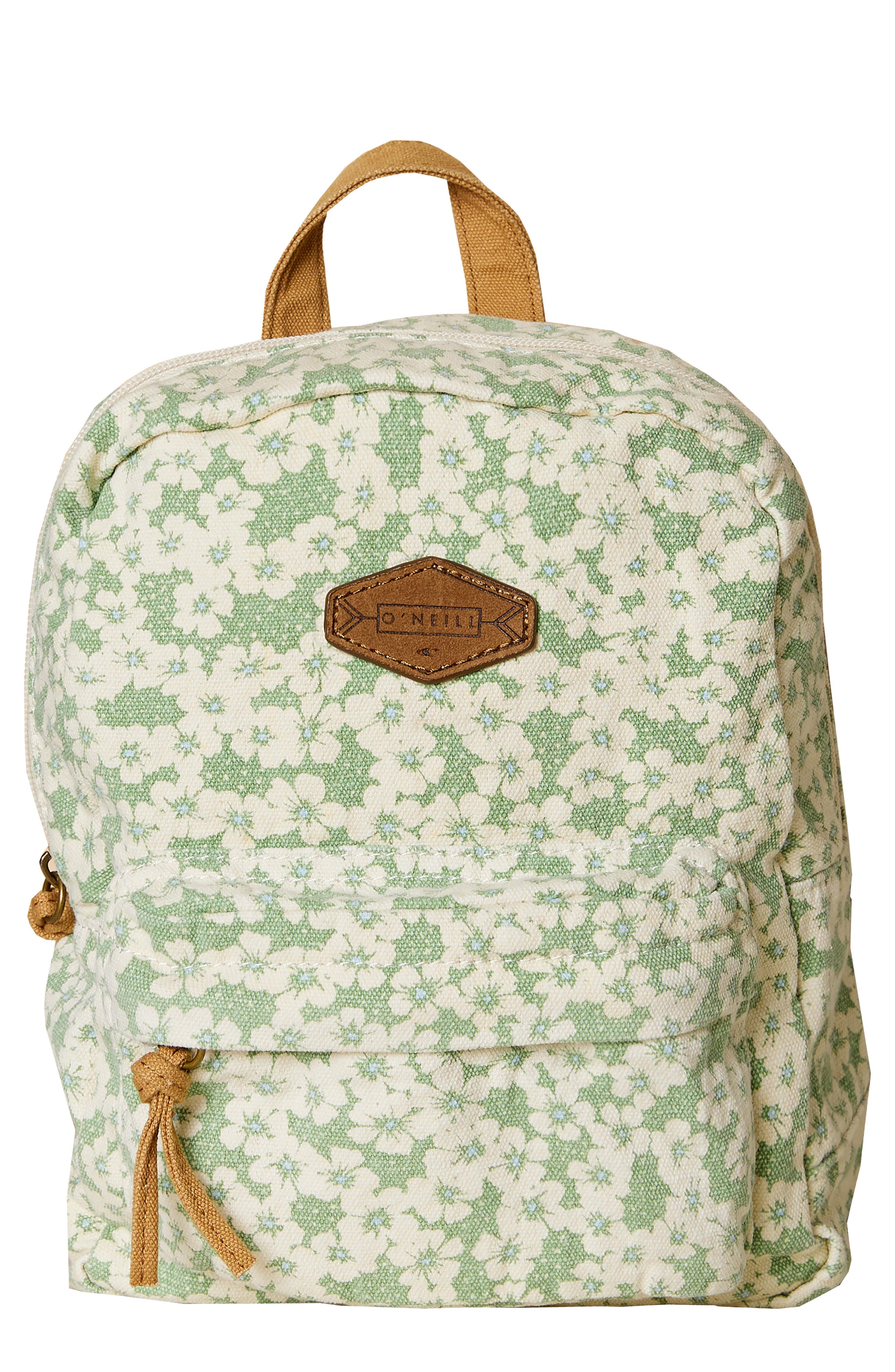 o neill black floral mini backpack