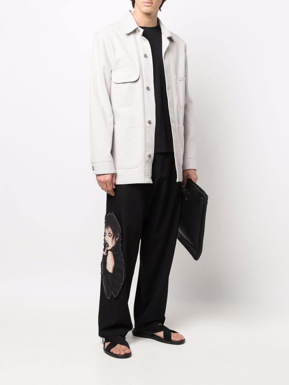 YOHJI YAMAMOTO Yohji Yamamoto Straight-Leg Trousers