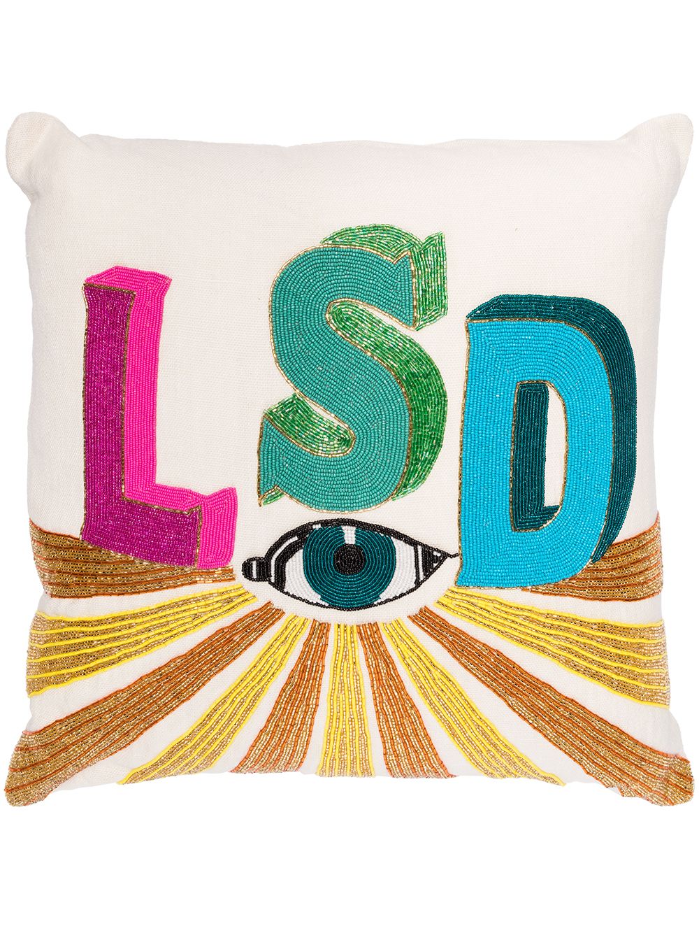 Jonathan Adler Beaded Lsd 20 Pillow In Neutrals 12% Off