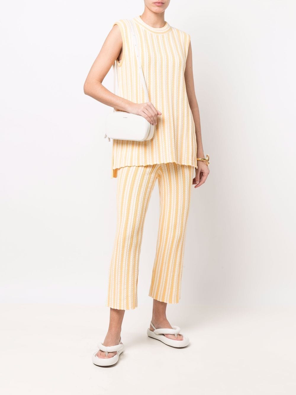 JIL SANDER Jil Sander rib-knit sleeveless top