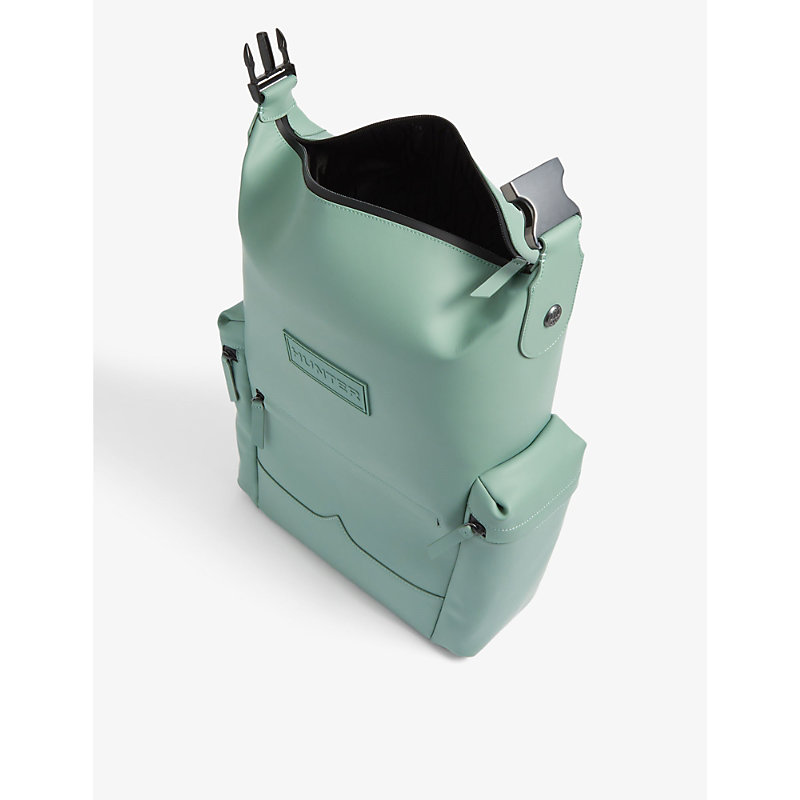 hunter original top clip mini rubber backpack Backpack, Smooth Green, Large This sleek piece sports a dual top closure Hunter Top Clip Backpack -