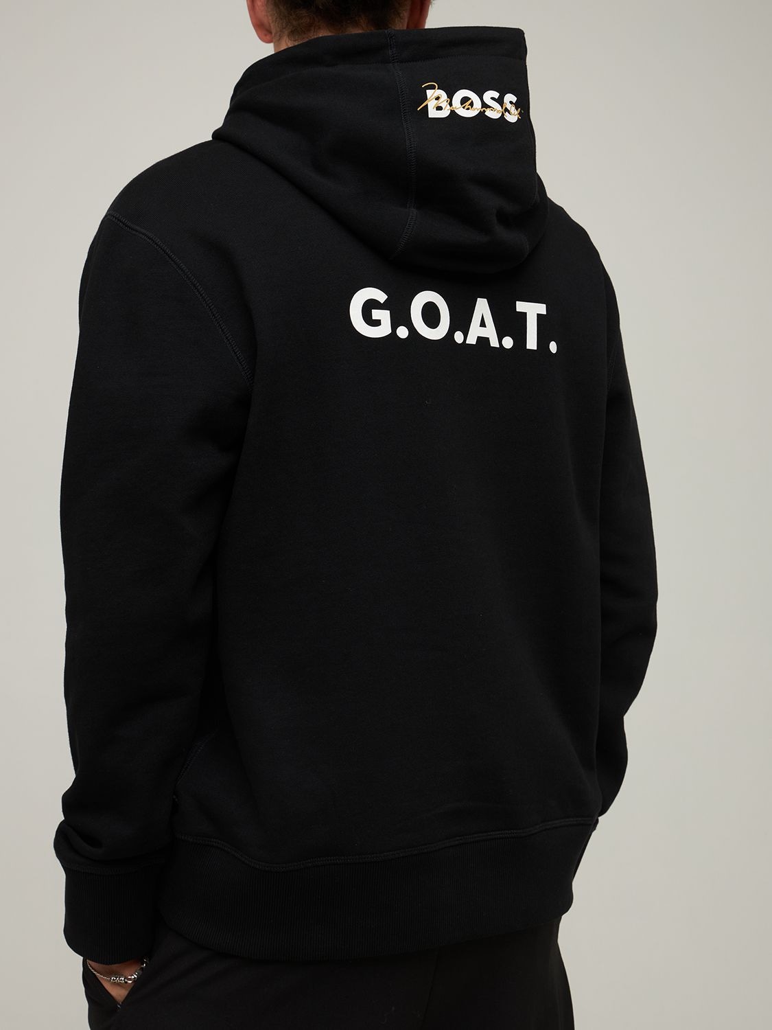 Buy Hugo Boss Muhammad Ali Cotton Hoodie - Black At 35% Off | Editorialist