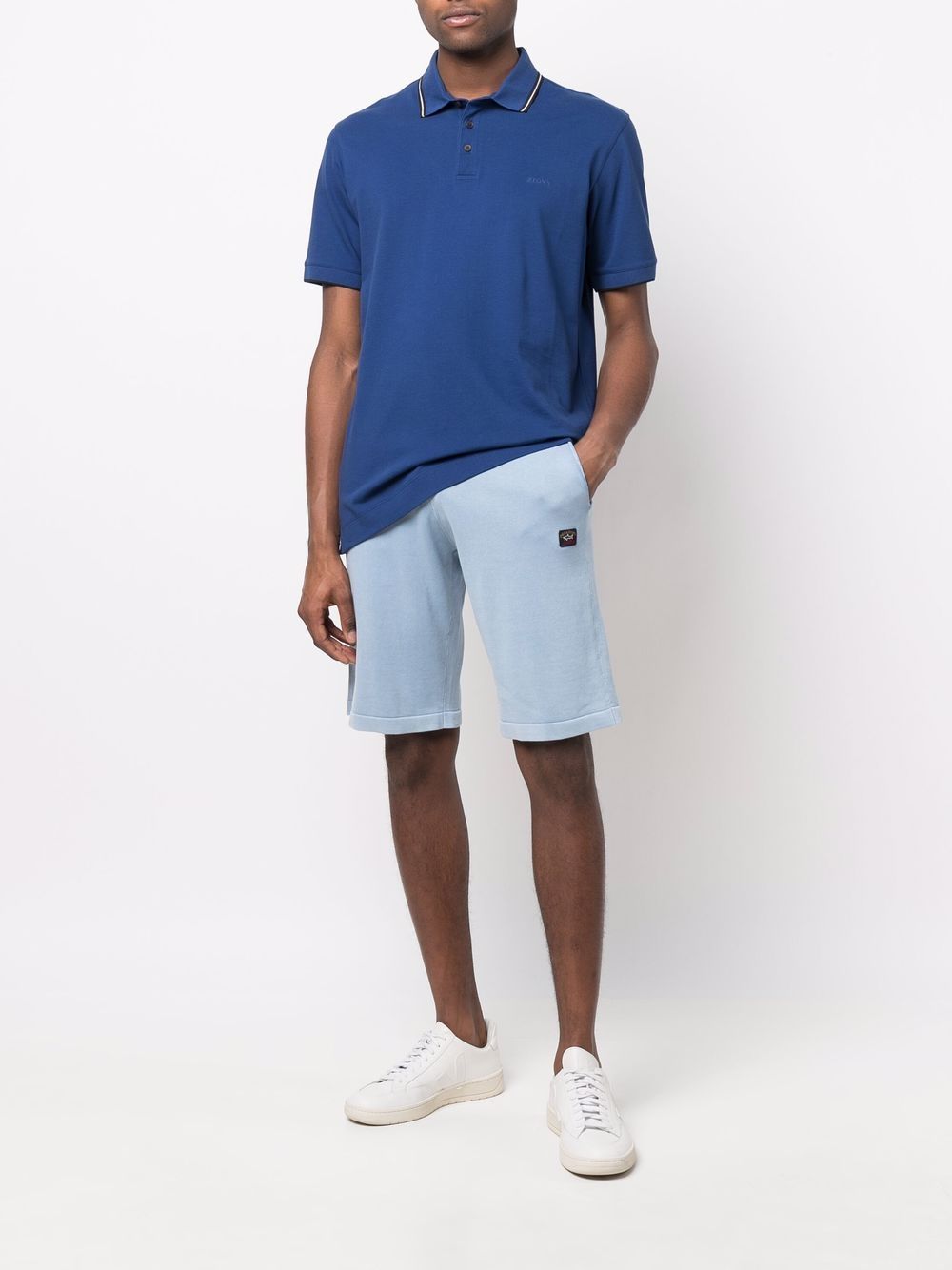 PAUL & SHARK Paul & Shark Jersey Logo-Patch Shorts