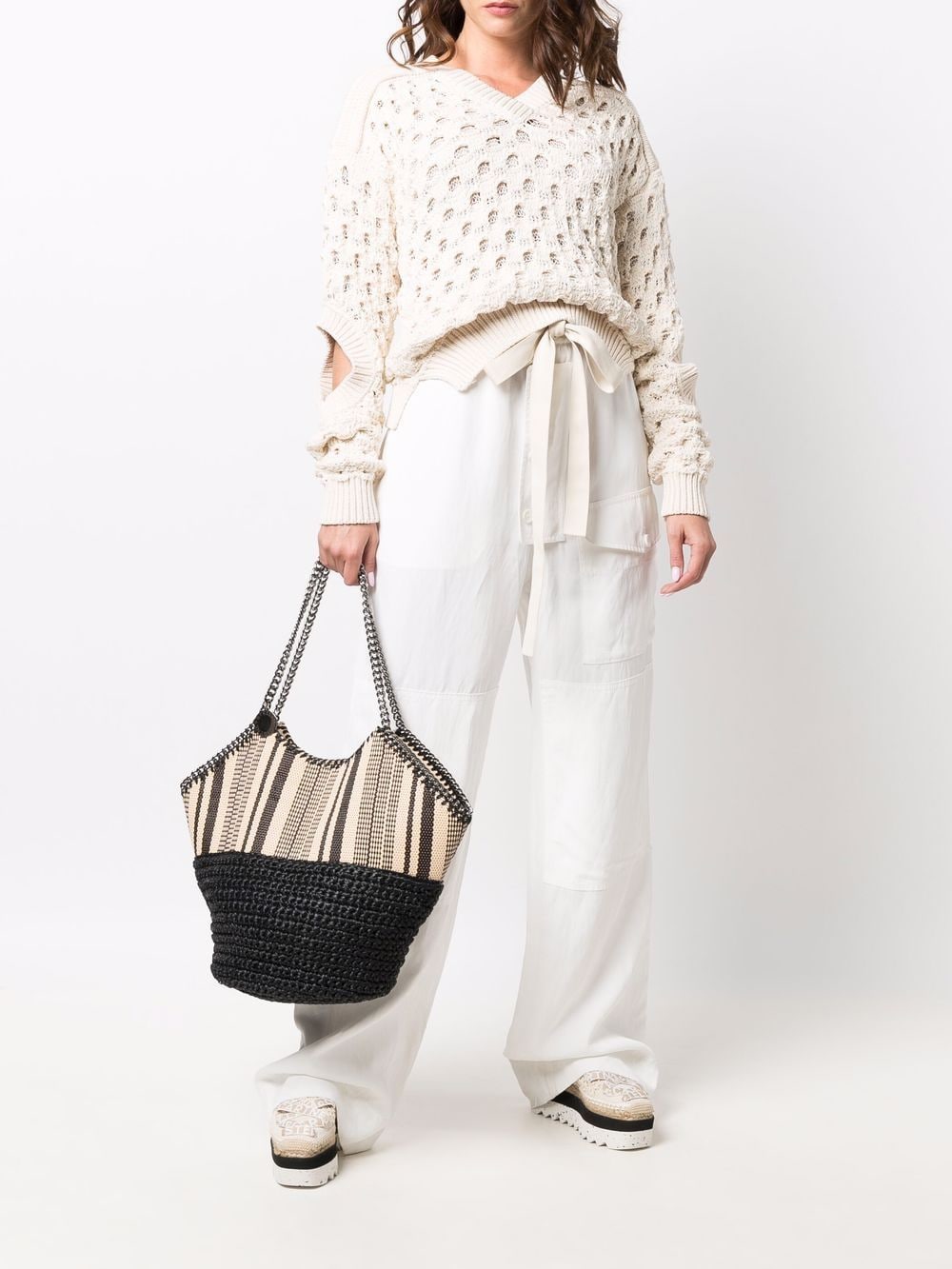 STELLA MCCARTNEY Stella McCartney Flap Pockets Straight-Leg Trousers
