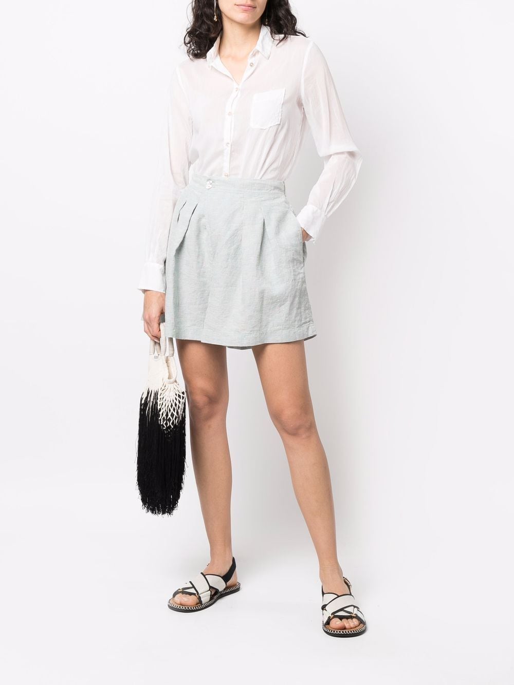 FORTE_FORTE Forte Forte Tweed High-Waisted Shorts
