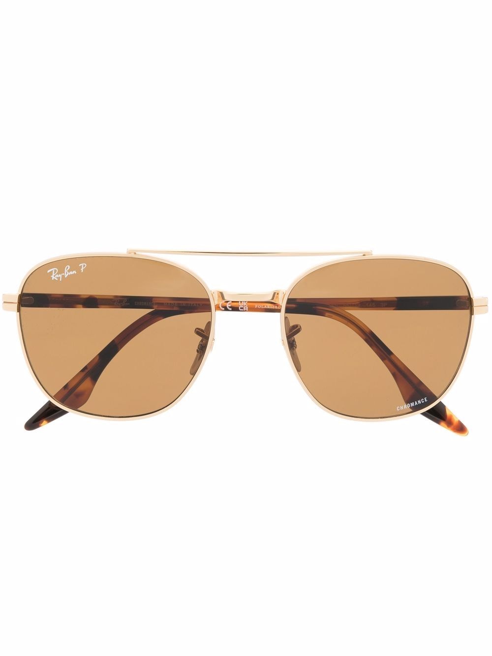 Ray-Ban Women\'s Tortoise and Gold Sunglasses Ray-Ban RB3016 Clubmaster Tortoise, Gold Prescription  main image 2