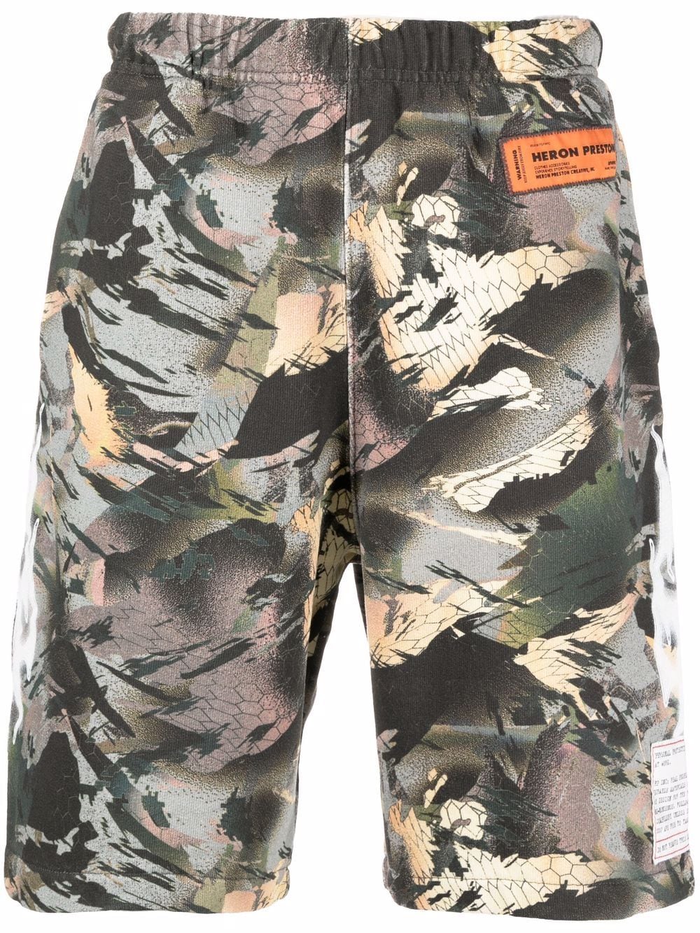 HERON PRESTON Heron Preston Camouflage-Print Track Short