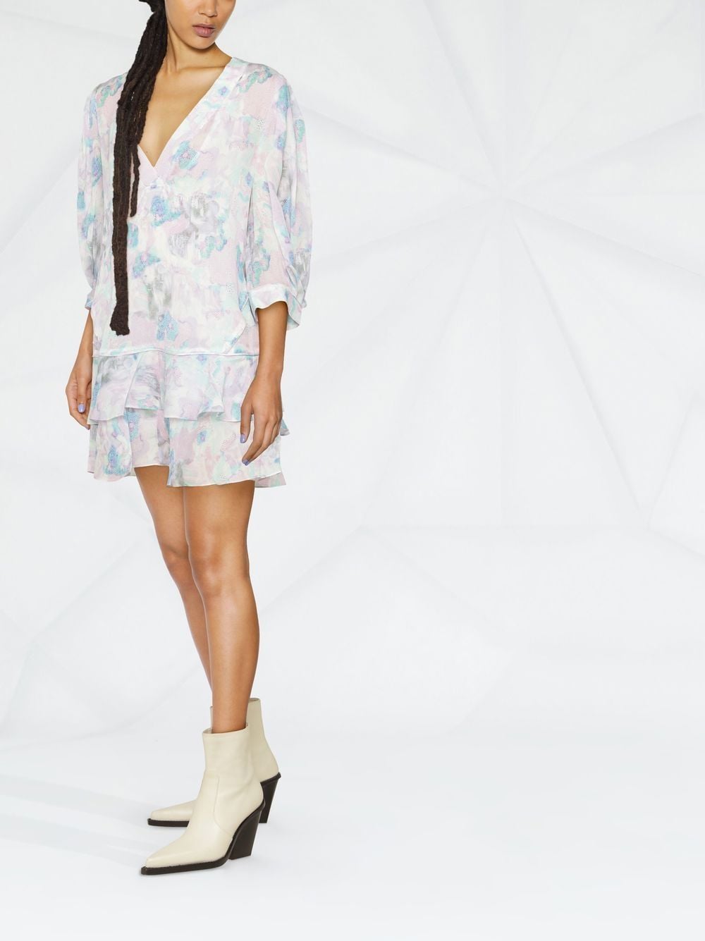 IRO PARIS IRO Oslona Floral-Print Dress