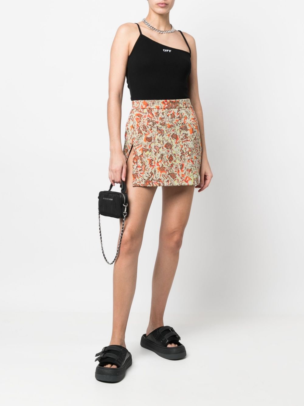 AMBUSH Floral Jacquard Mini Skirt