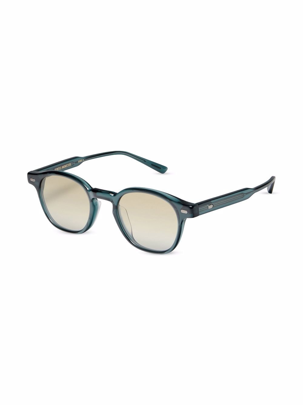 Gentle Monster Eddy A Gr2 Square-Frame Sunglasses - Green