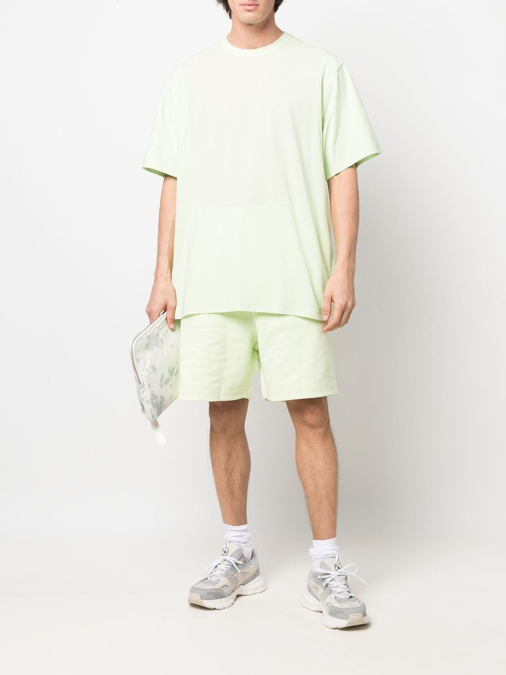 Y3 logo-print cotton t-shirt