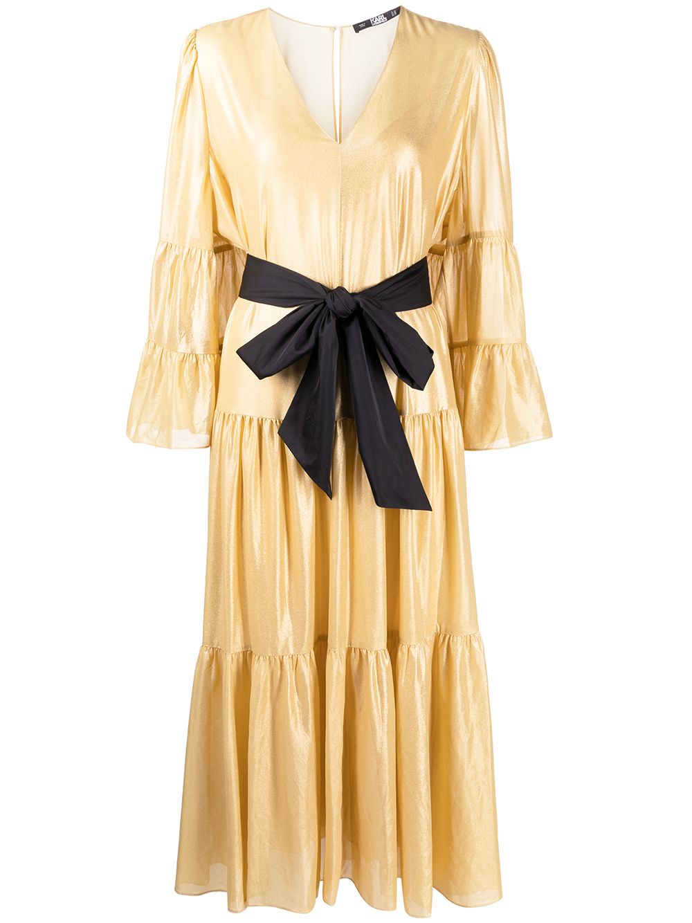 slim fit dress slacks Vintage 90s Karl Lagerfeld Black Party Dress Gold Rosettes – RareJule  Vintage