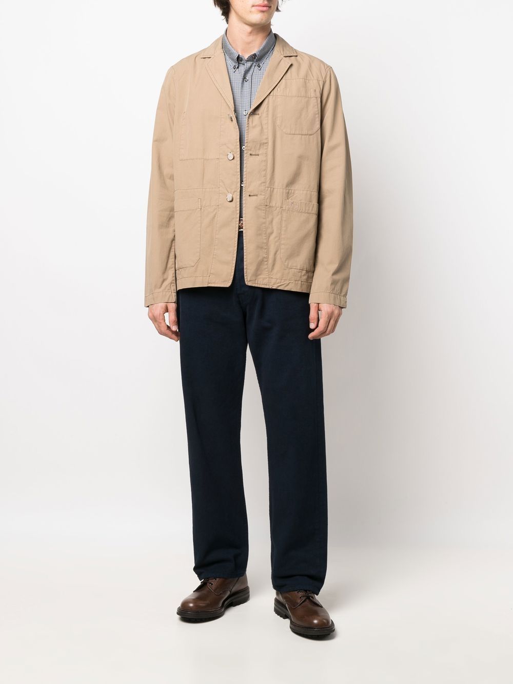 WOOLRICH Woolrich Single-Breasted Cotton Blazer