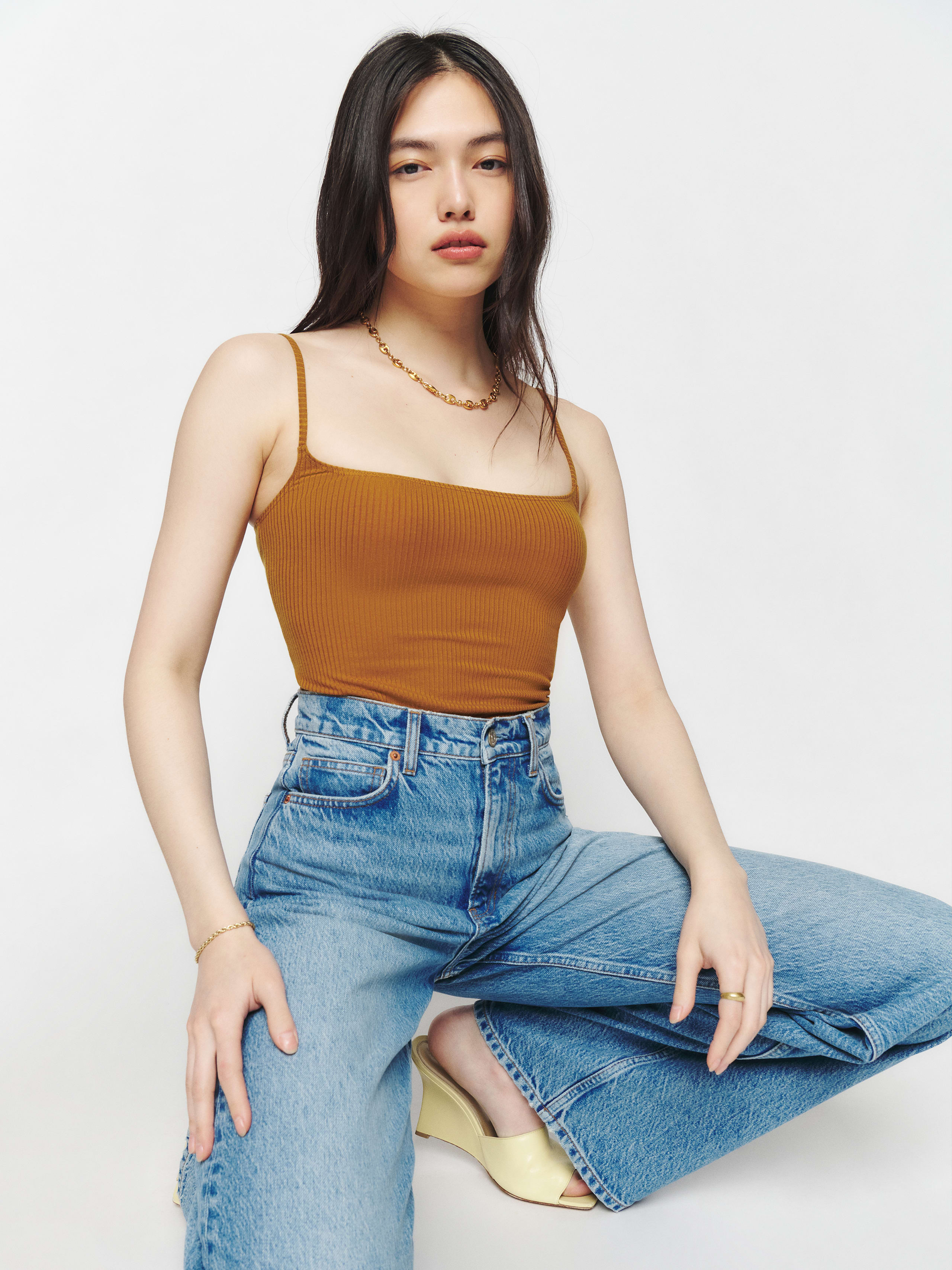 Reformation Carrie Knit Tank - Panela | Editorialist