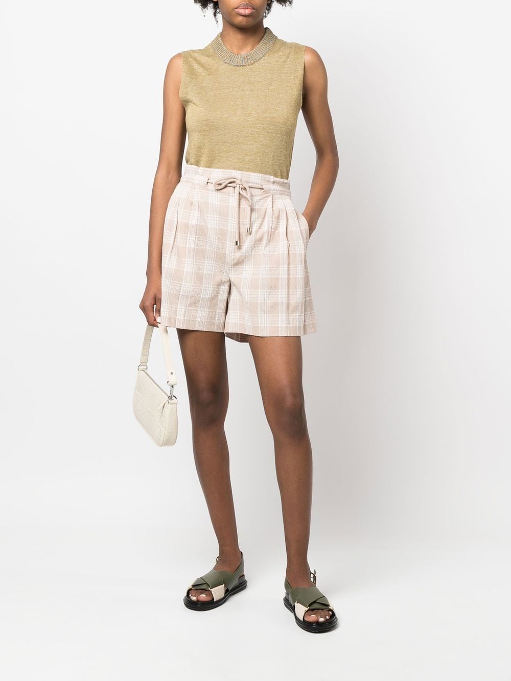 WOOLRICH Woolrich Check-Print Seersucker Shorts