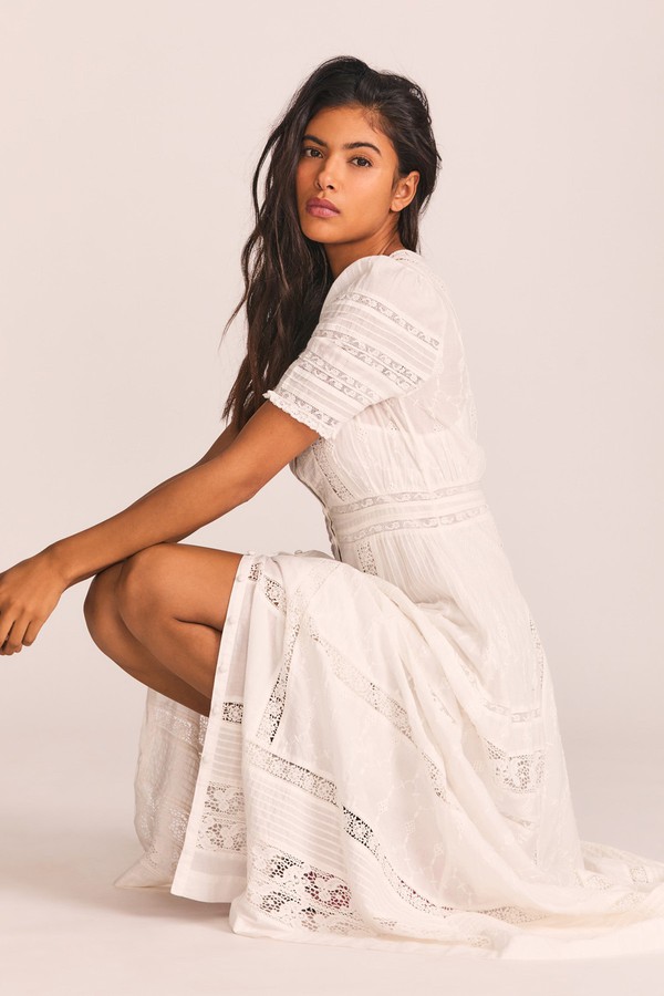 loveshackfancy victorian maxi dress NWT LoveShackFancy Carmie Victorian Maxi Dress Small MSRP $595