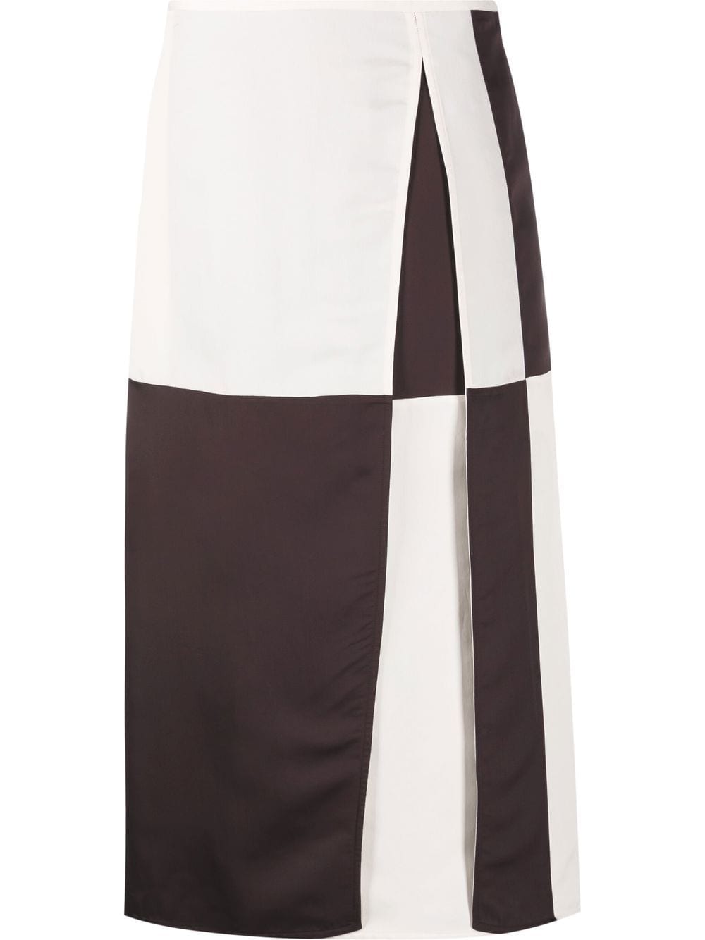 JIL SANDER Jil Sander Colour-Block Midi Skirt